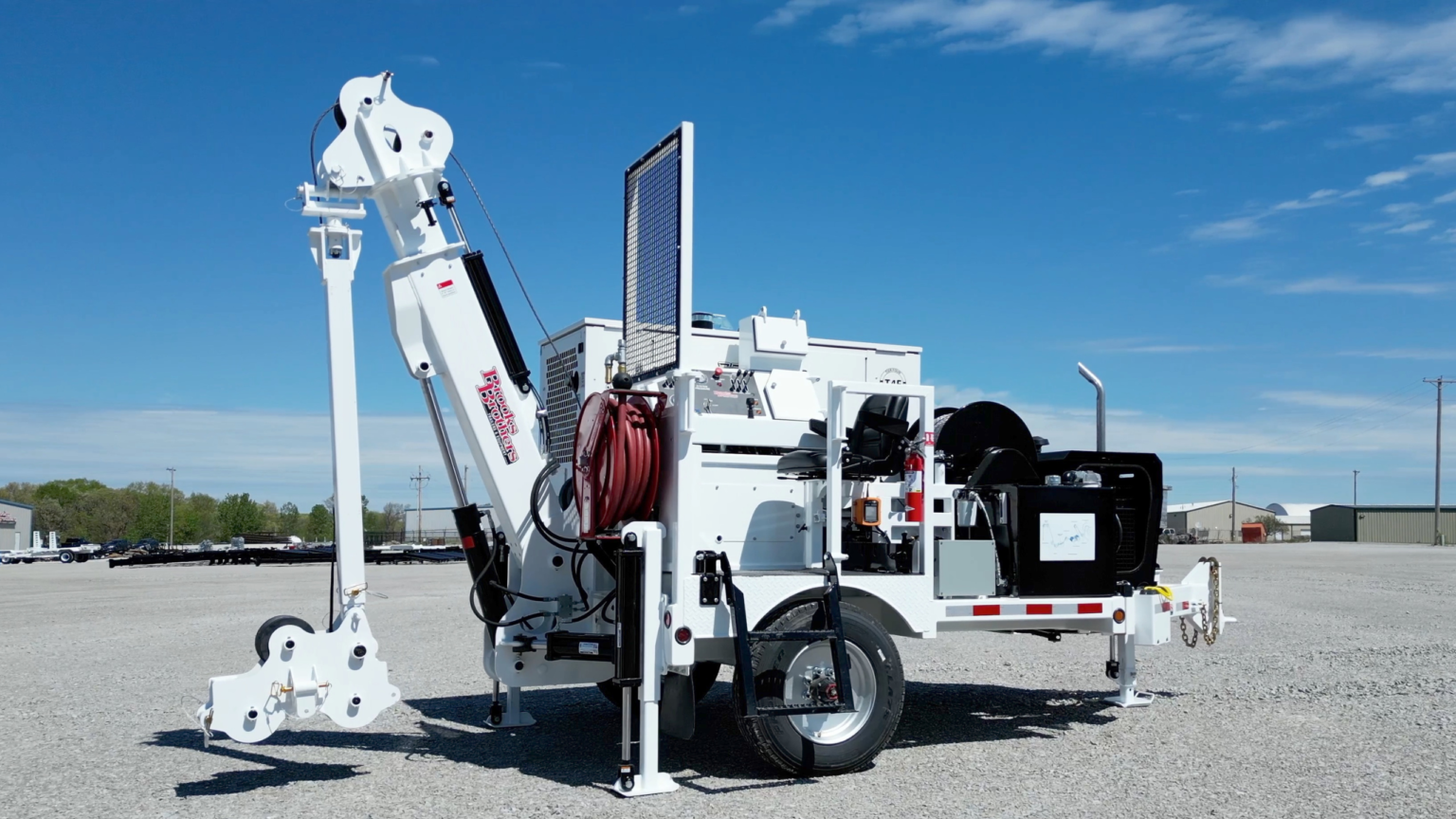 Underground Puller with Seat - Brooks Brothers Trailers