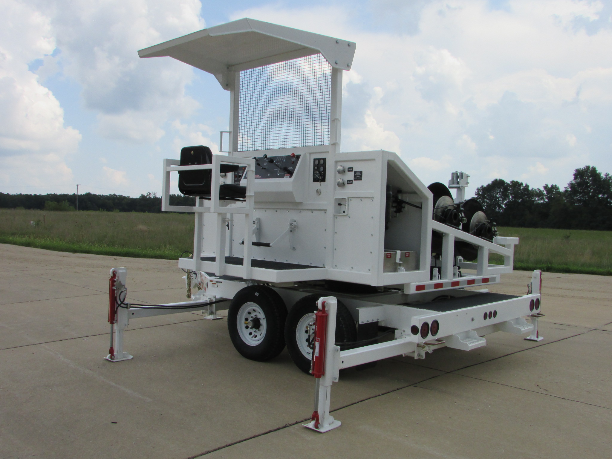 4DP-TRT-2500 Turret Puller | 4 Drum Pullers For Sale