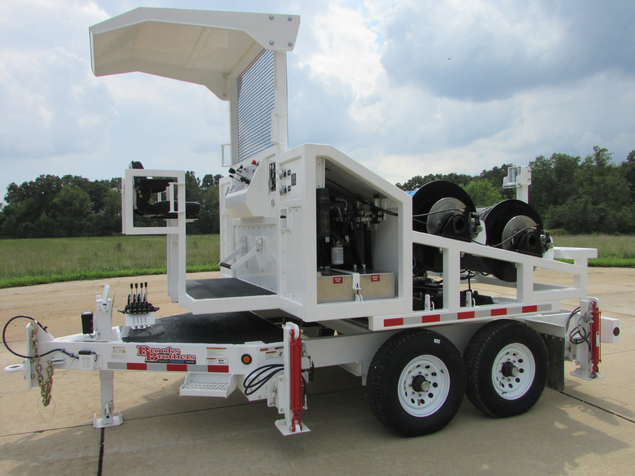 4DP-TRT-2500 Turret Puller | 4 Drum Pullers For Sale