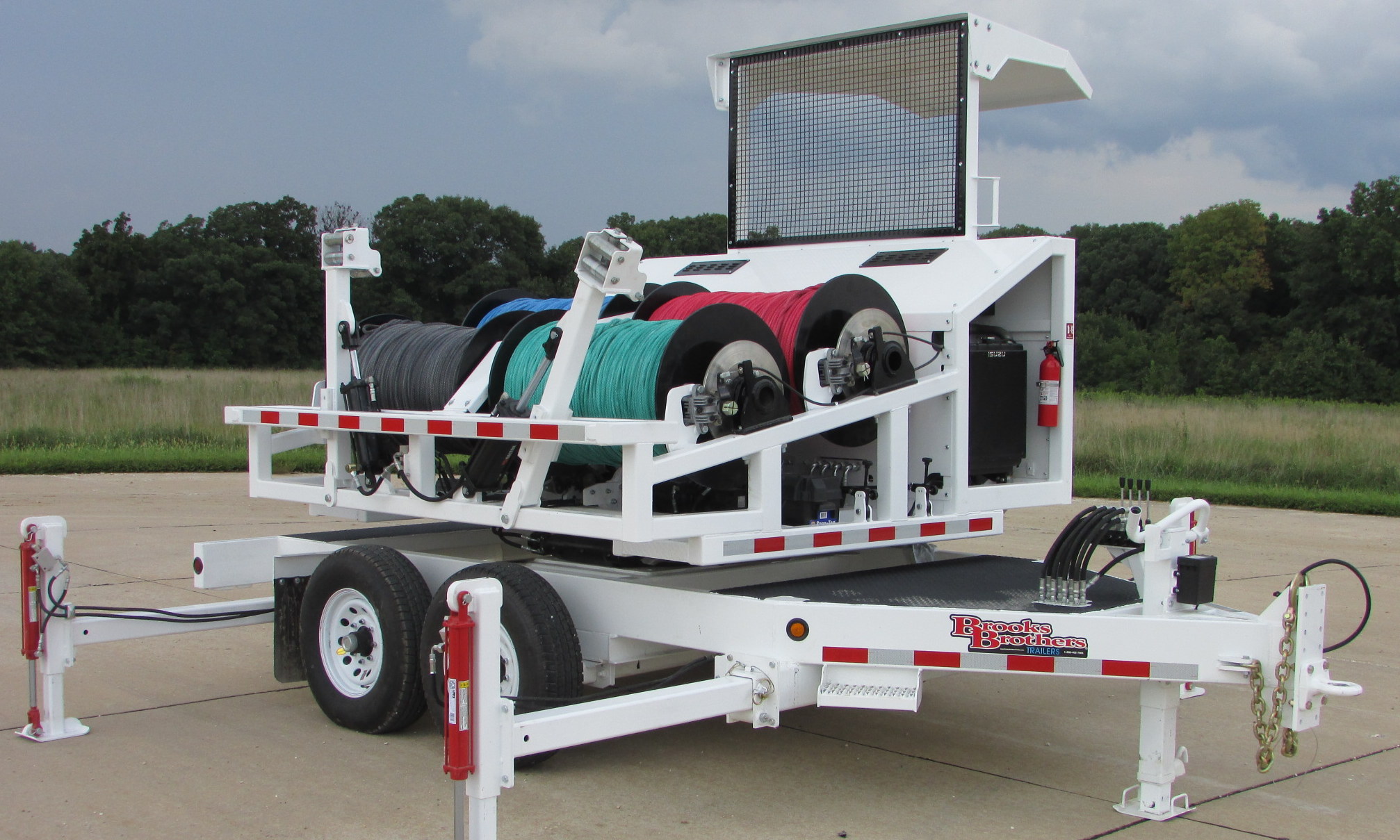 4DP-TRT-2500 Turret Puller | 4 Drum Pullers For Sale