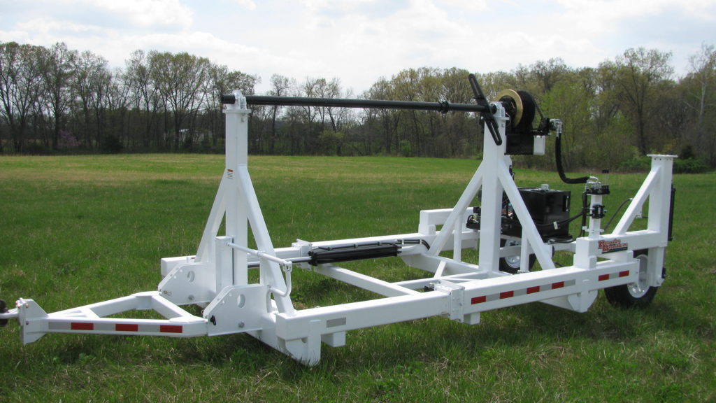 Expandable Reel Stand | Reel Trailers For Sale | Brooks Brothers Trailers