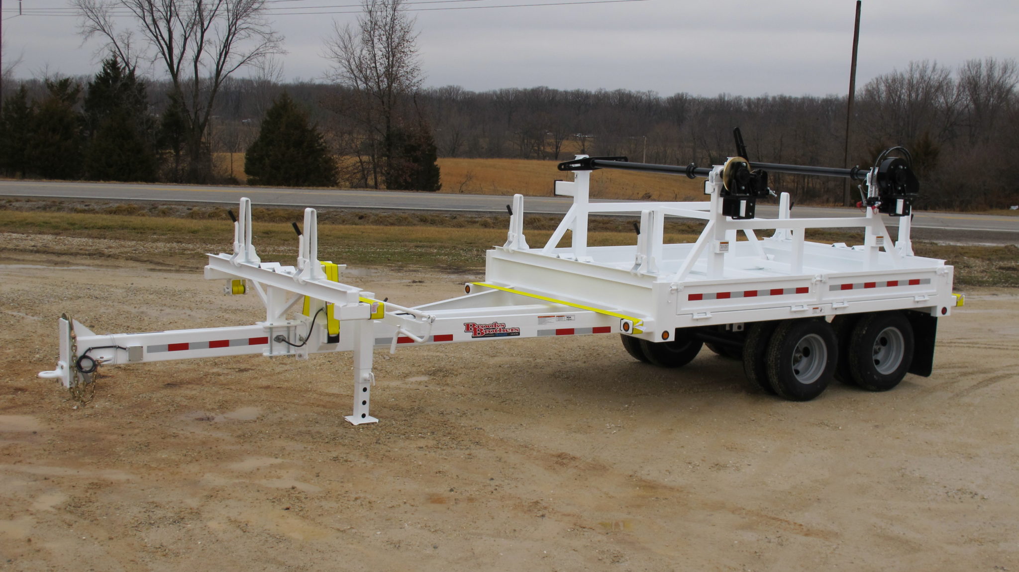 PTF-122 Heavy Duty | Pole Trailers For Sale | Brooks Brothers Trailers