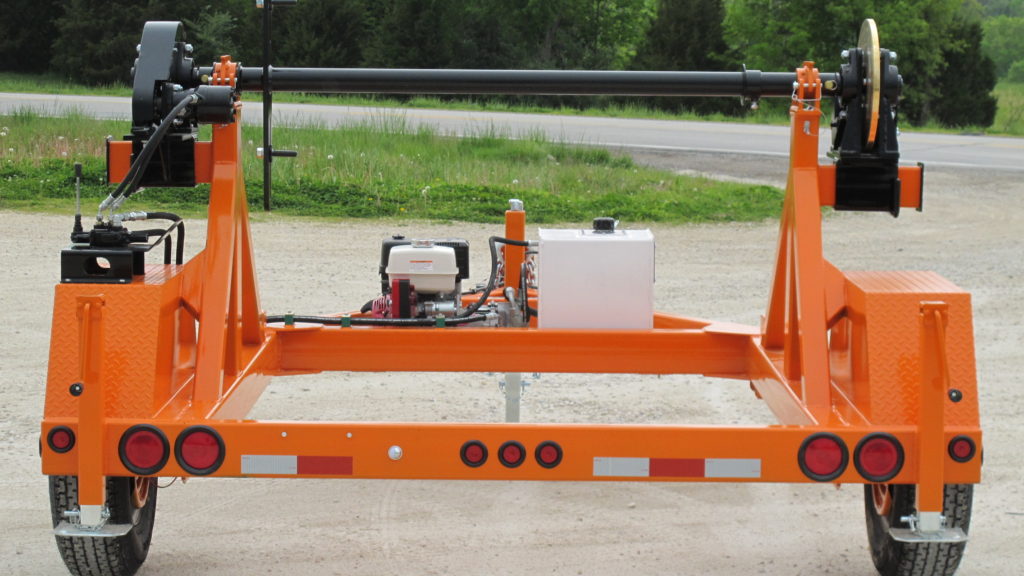 Single Reel Trailer | Reel Trailers For Sale | Brooks Brothers Trailers