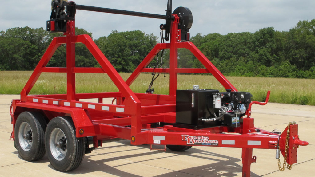 Single Reel Trailer SRT 10211 For Sale | Brooks Brothers Trailers