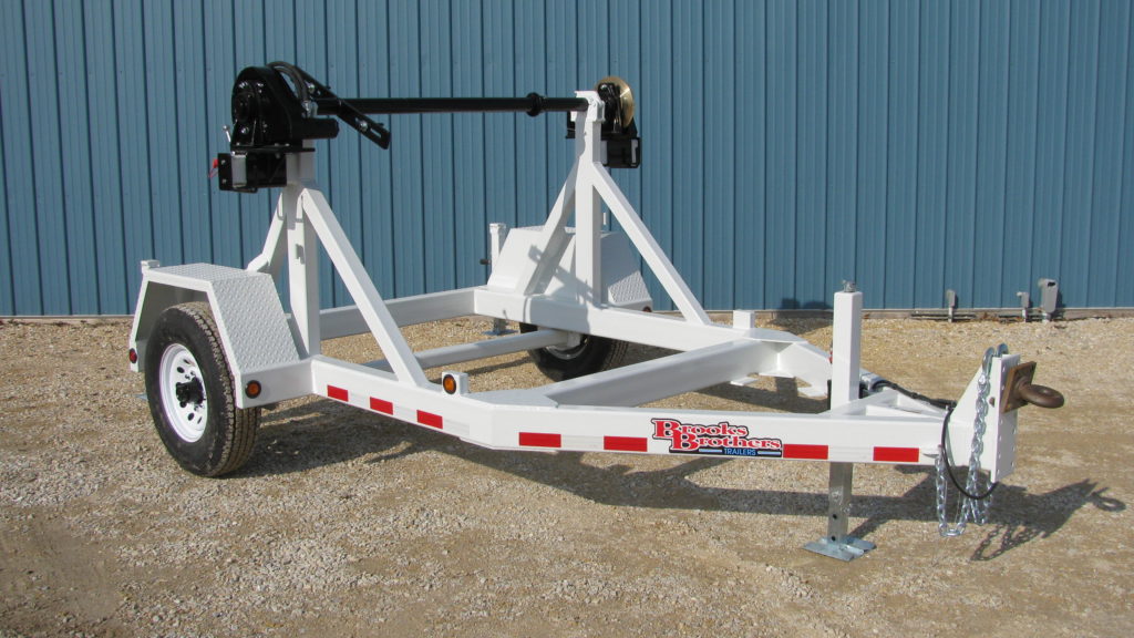 Single Reel Trailer | Reel Trailers For Sale | Brooks Brothers Trailers
