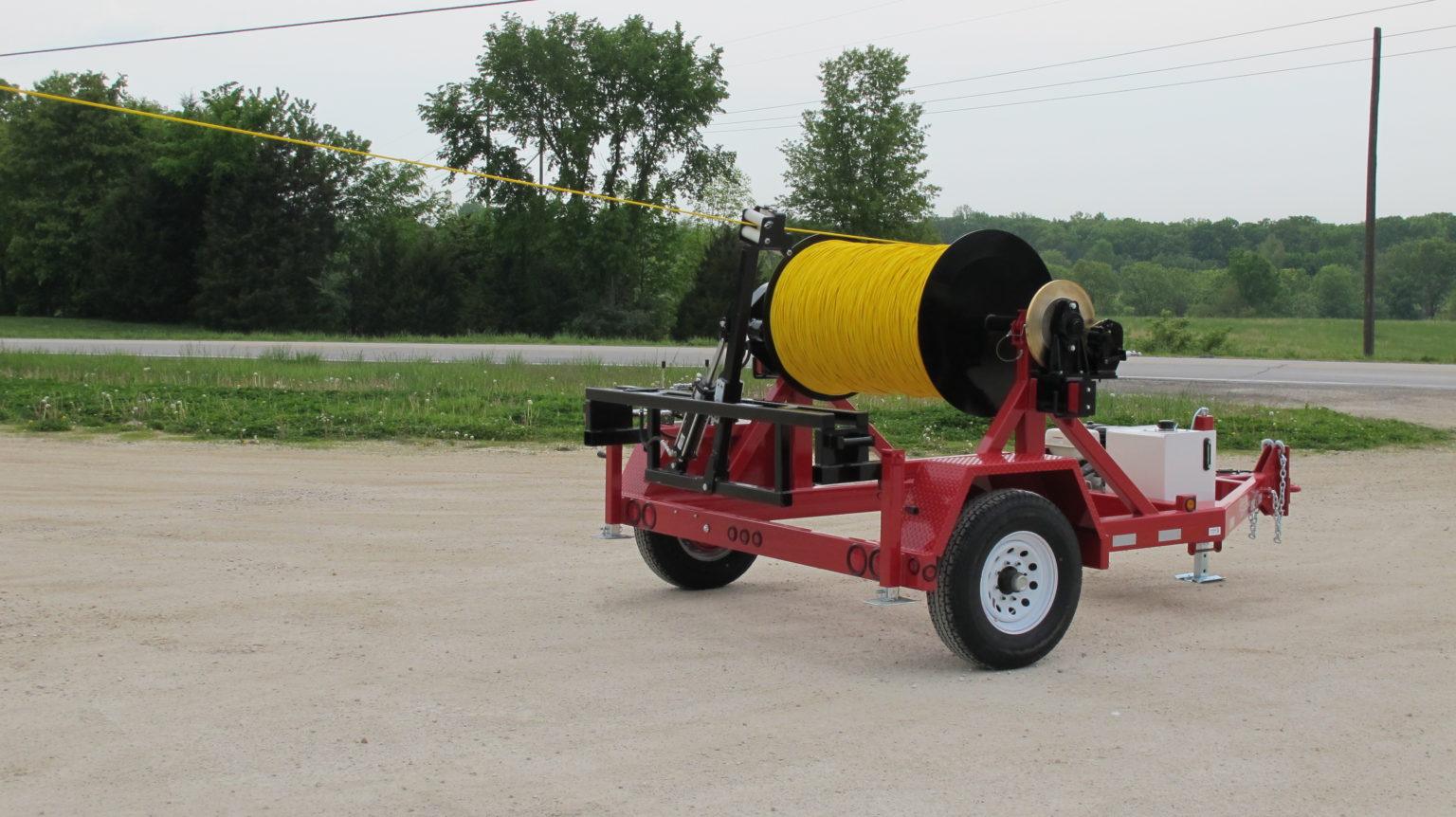 Single Reel Trailer | Reel Trailers For Sale | Brooks Brothers Trailers