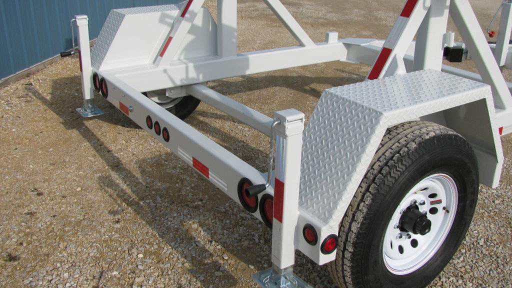 Single Reel Trailer | Reel Trailers For Sale | Brooks Brothers Trailers