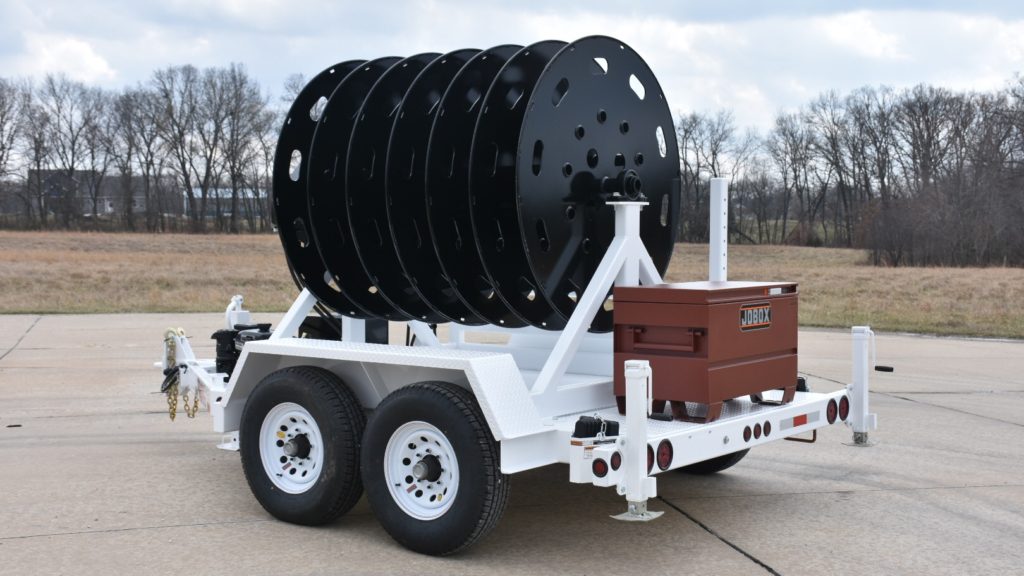 SRT Hydraulic Reel | Single Reel Trailers For Sale