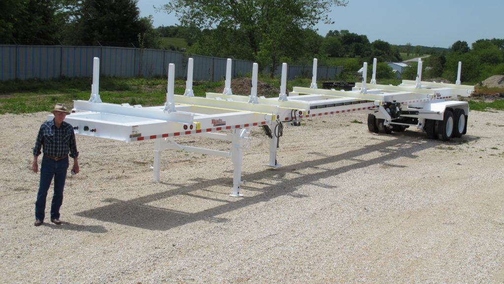 Steerable Pole Trailer Trailer For Sale | Brooks Brothers Trailers