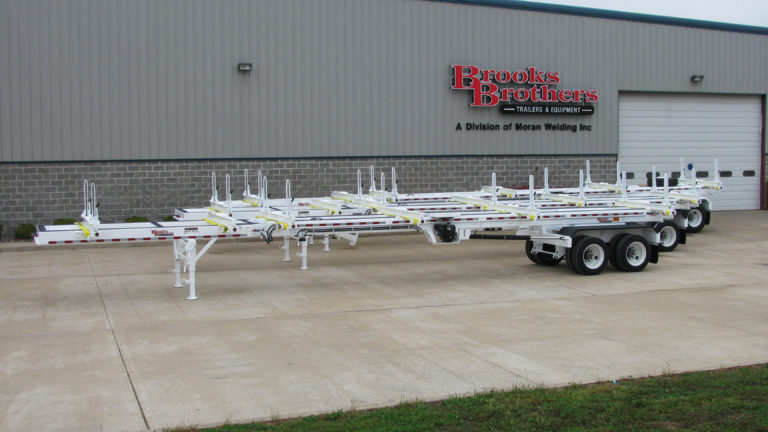 Steerable Pole Trailer Trailer For Sale | Brooks Brothers Trailers