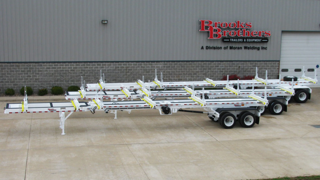 Steerable Pole Trailer Trailer For Sale | Brooks Brothers Trailers