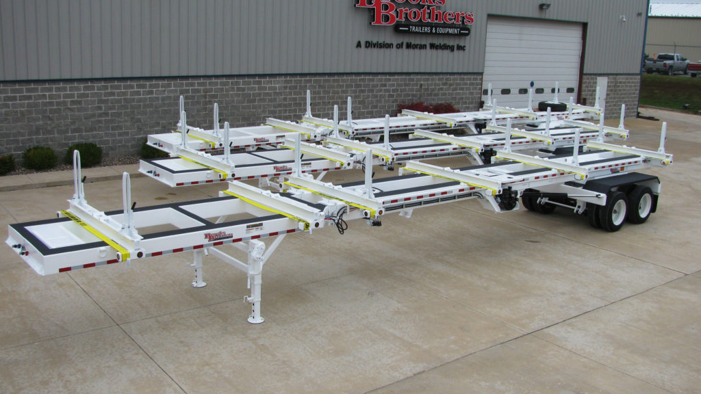 Steerable Pole Trailer Trailer For Sale | Brooks Brothers Trailers