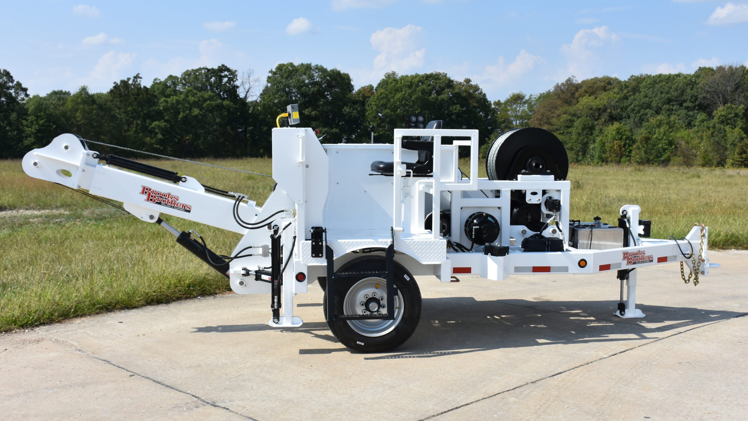 Underground Puller | Drum Pullers For Sale | Brooks Brothers Trailers