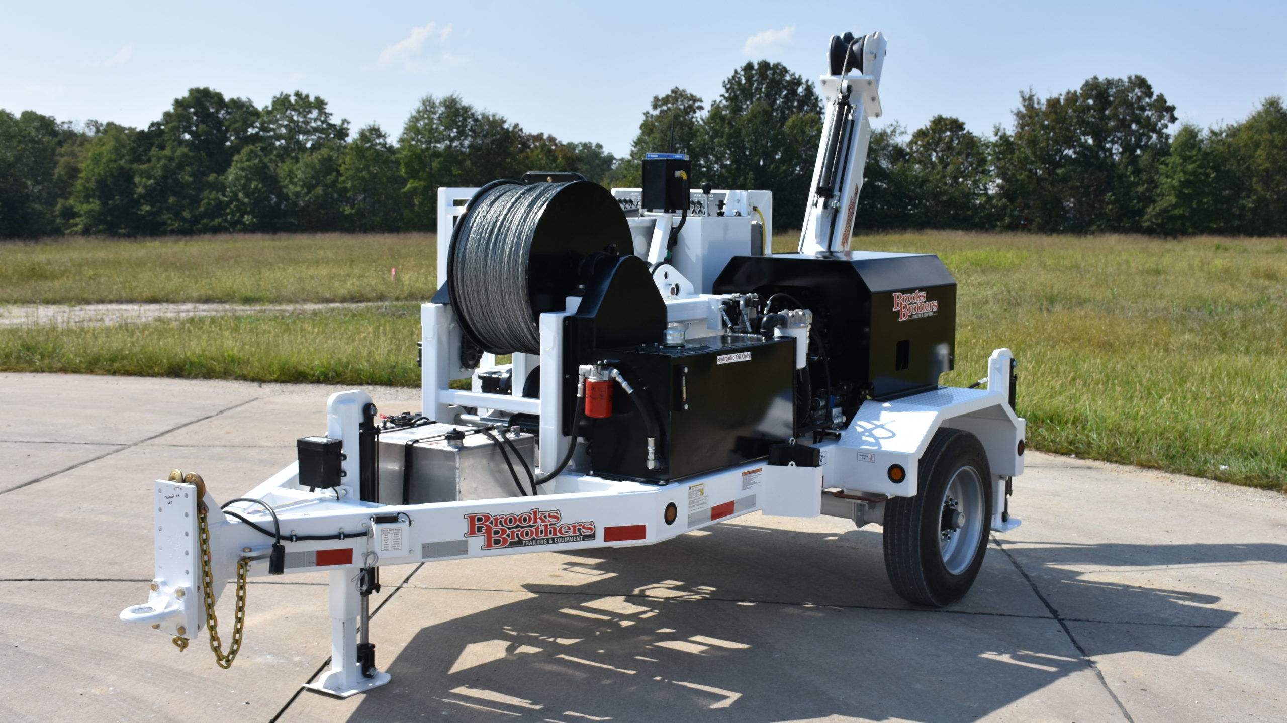 Underground Puller | Drum Pullers For Sale | Brooks Brothers Trailers