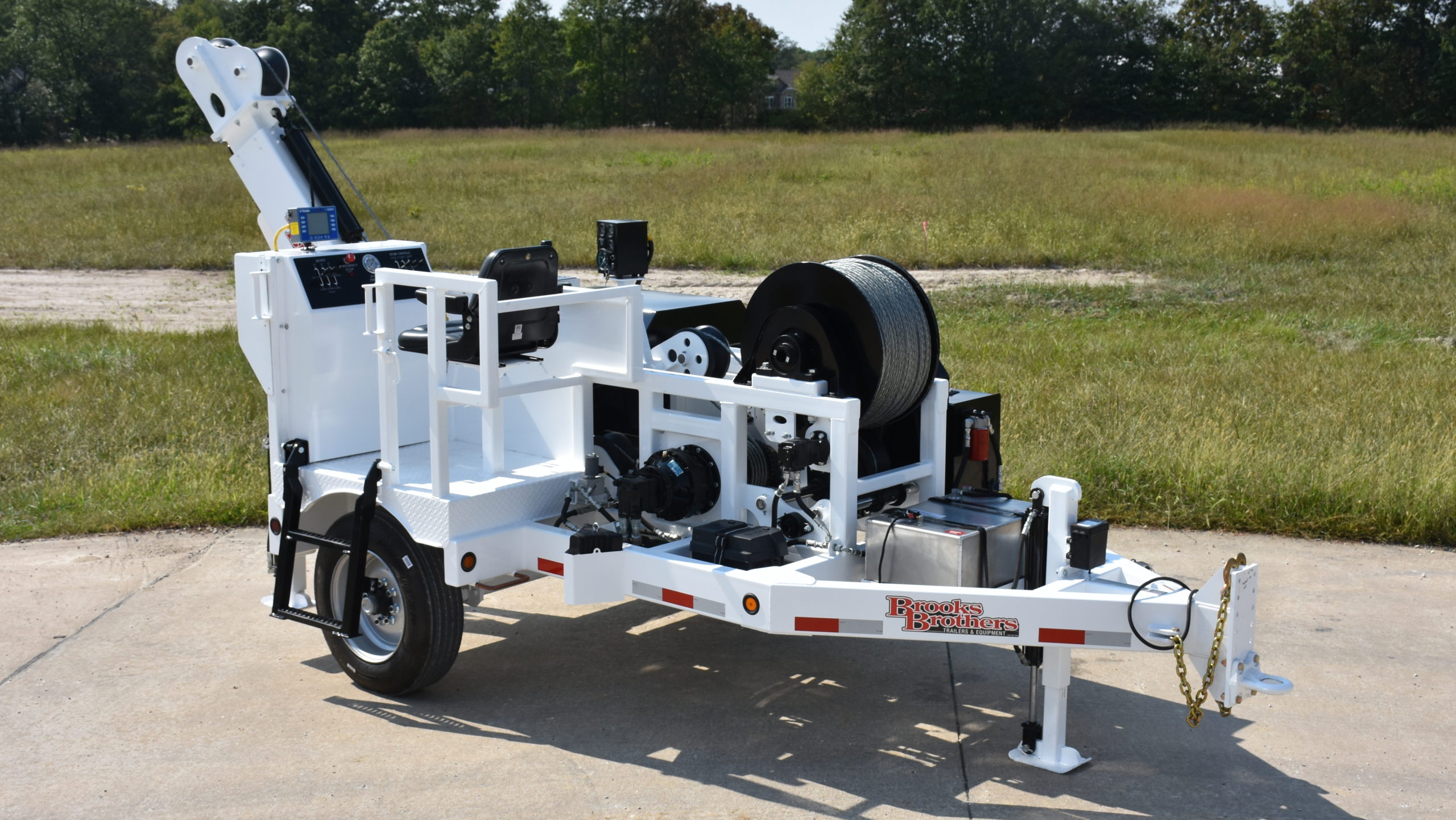 Underground Puller | Drum Pullers For Sale | Brooks Brothers Trailers