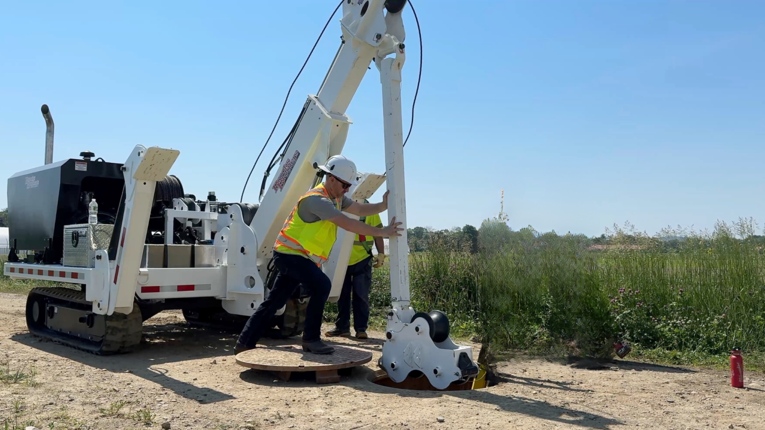 Underground Manhole Jib - Brooks Brothers Trailers