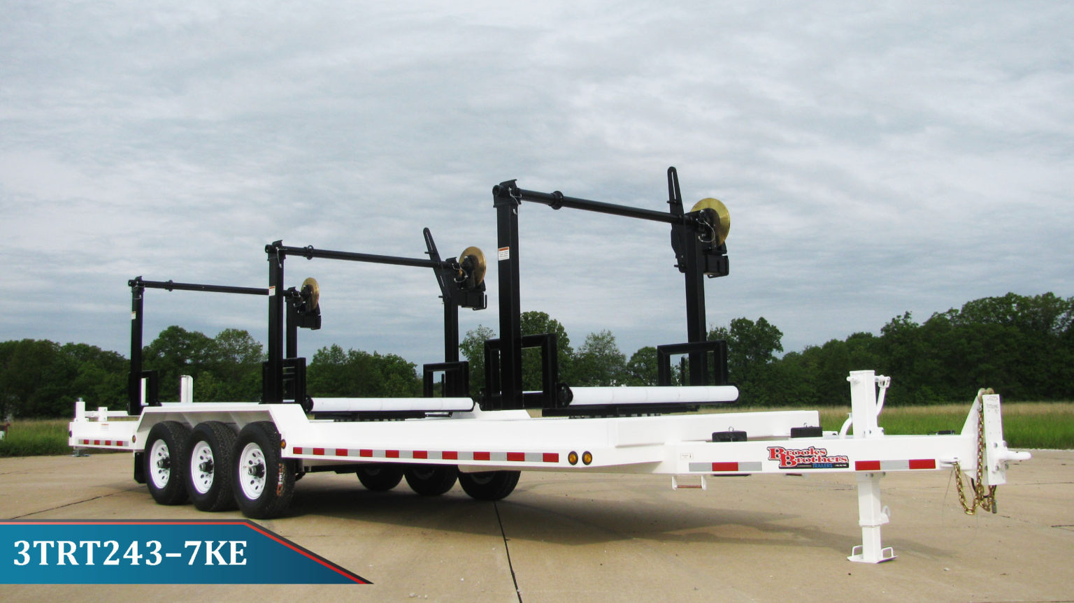 3TRT | Turret Reel Trailers For Sale | Brooks Brothers Trailers