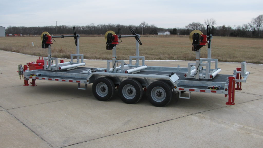 3TRT-Hydraulic | Turret Reel Trailers For Sale | Brooks Brothers Trailers