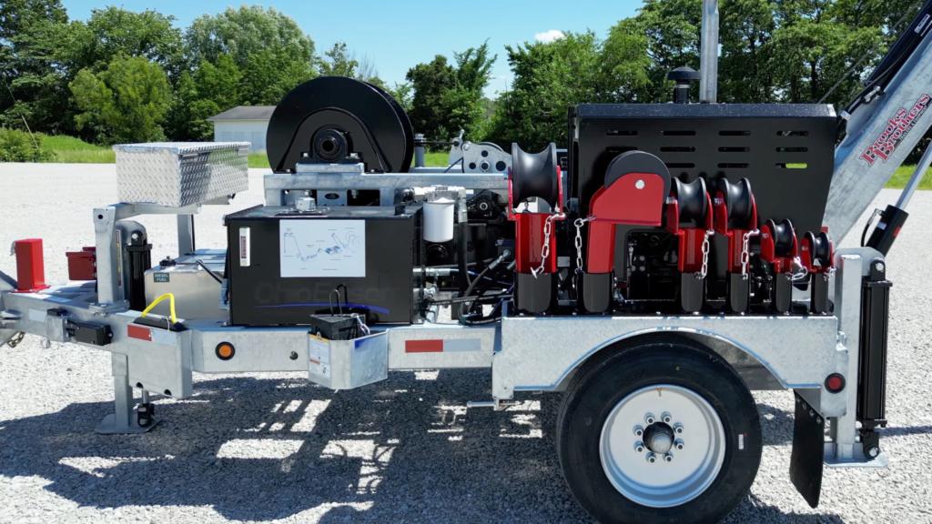 Underground Puller Stand Beside | Pulling Equipment For Sale | Brooks ...