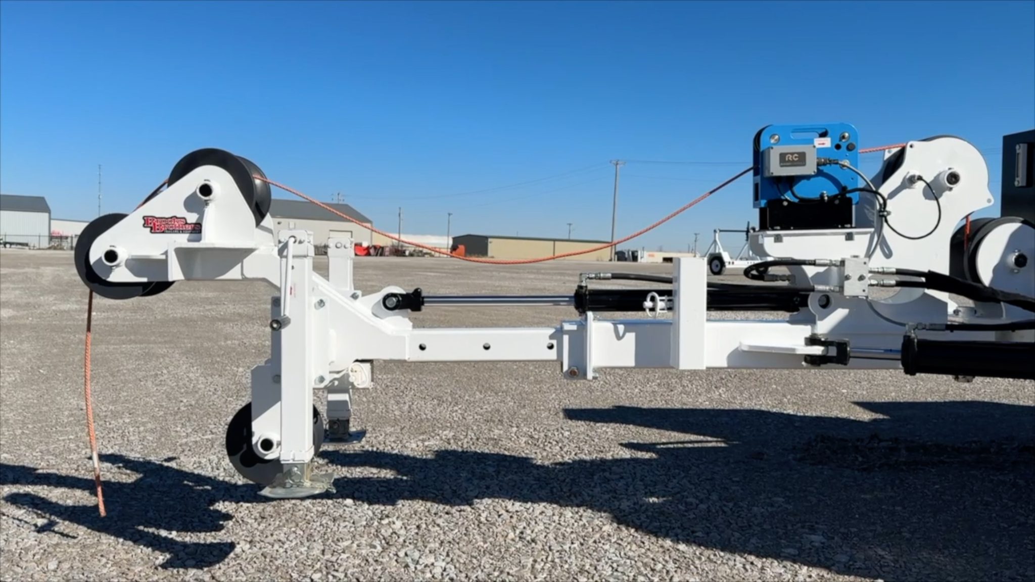 UP-5000 Underground Puller Tracks - Brooks Brothers Trailers