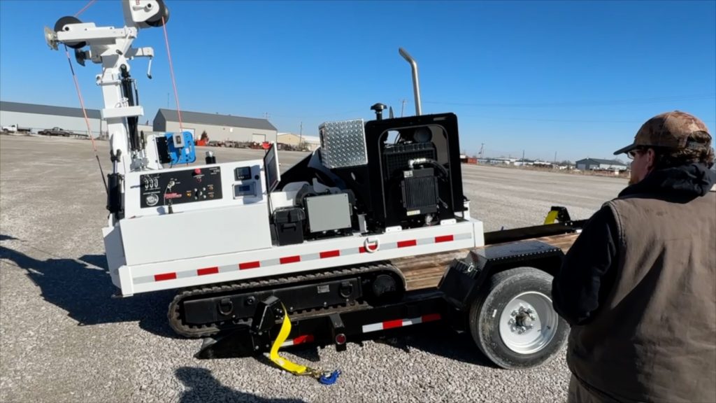 UP-5000 Underground Puller Tracks - Brooks Brothers Trailers