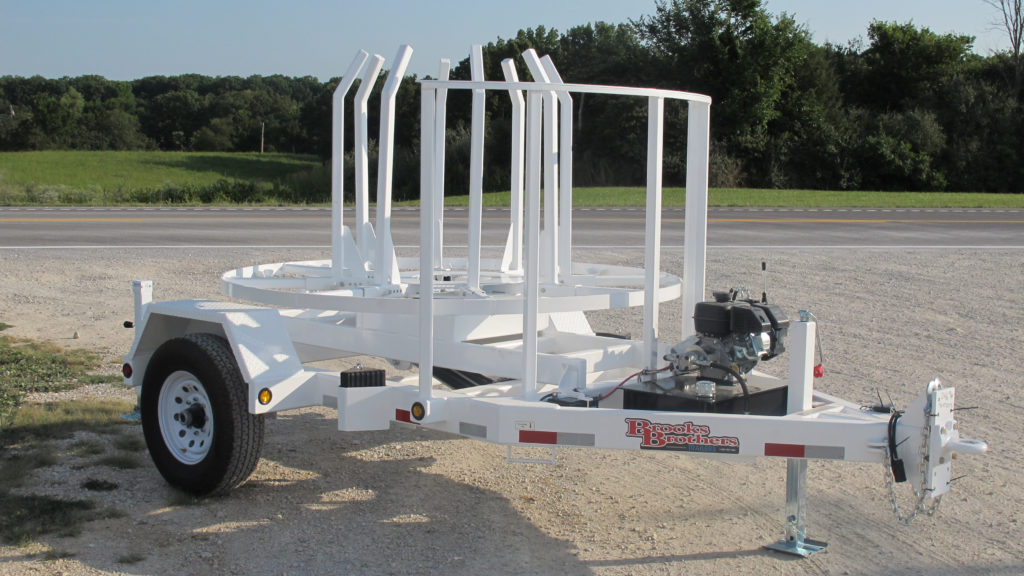 Coil Pipe Trailer | Pipe Utility Trailers For Sale Brooks Brothers Trailers
