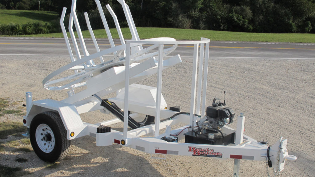 Coil Pipe Trailer | Pipe Utility Trailers For Sale Brooks Brothers Trailers