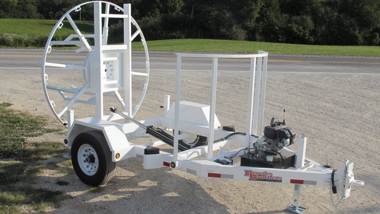 Coil Pipe Trailer | Pipe Utility Trailers For Sale Brooks Brothers Trailers