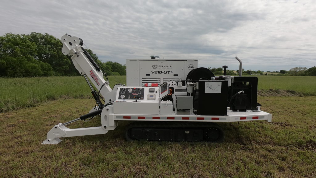 Underground Puller With Tracks - Brooks Brothers Trailers