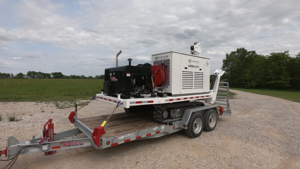 Underground Puller With Tracks - Brooks Brothers Trailers