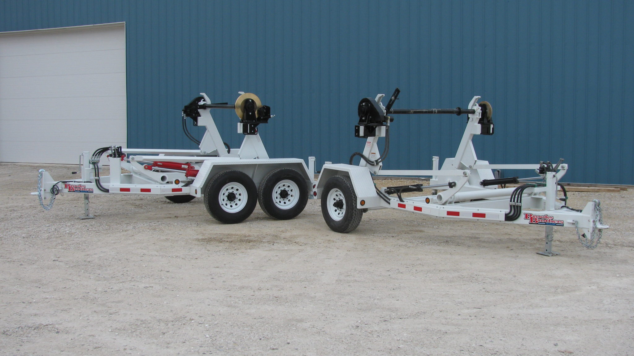 SLRT 7208 | Self-loading Reel Trailer For Sale | Brooks Brothers Trailers