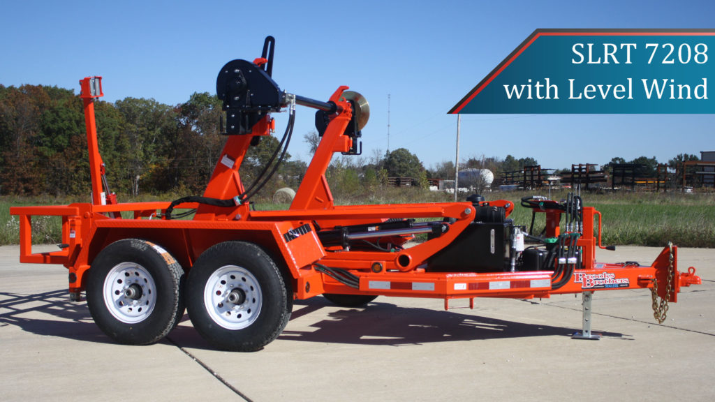 SLRT 7208 | Self-loading Reel Trailer For Sale | Brooks Brothers Trailers