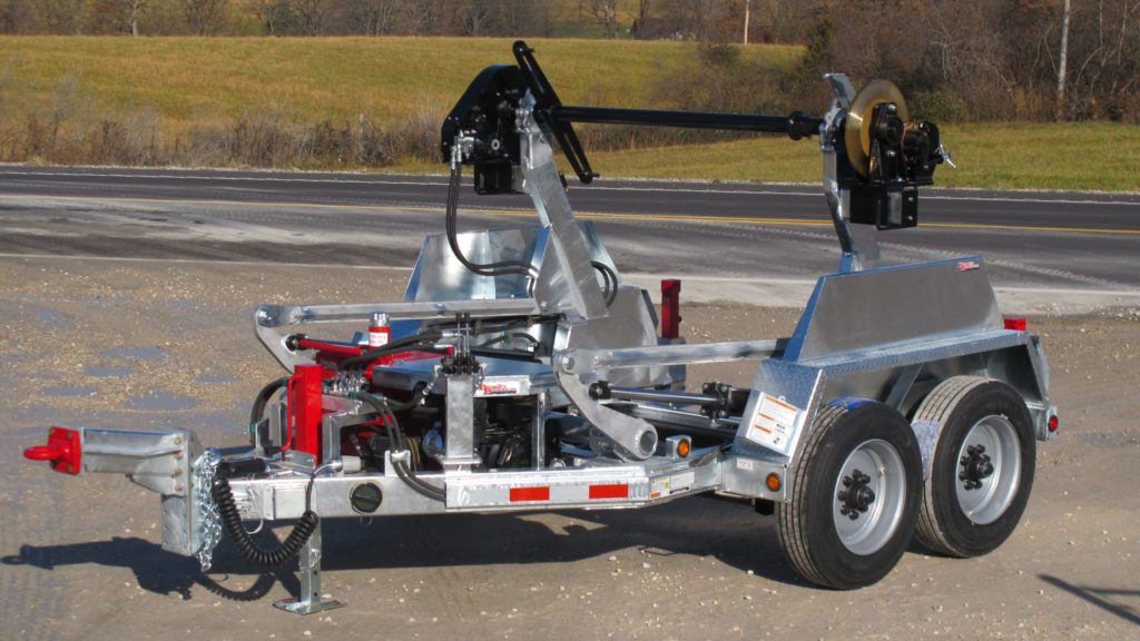 SLRT 8208 | Self-loading Reel Trailers For Sale | Brooks Brothers Trailers