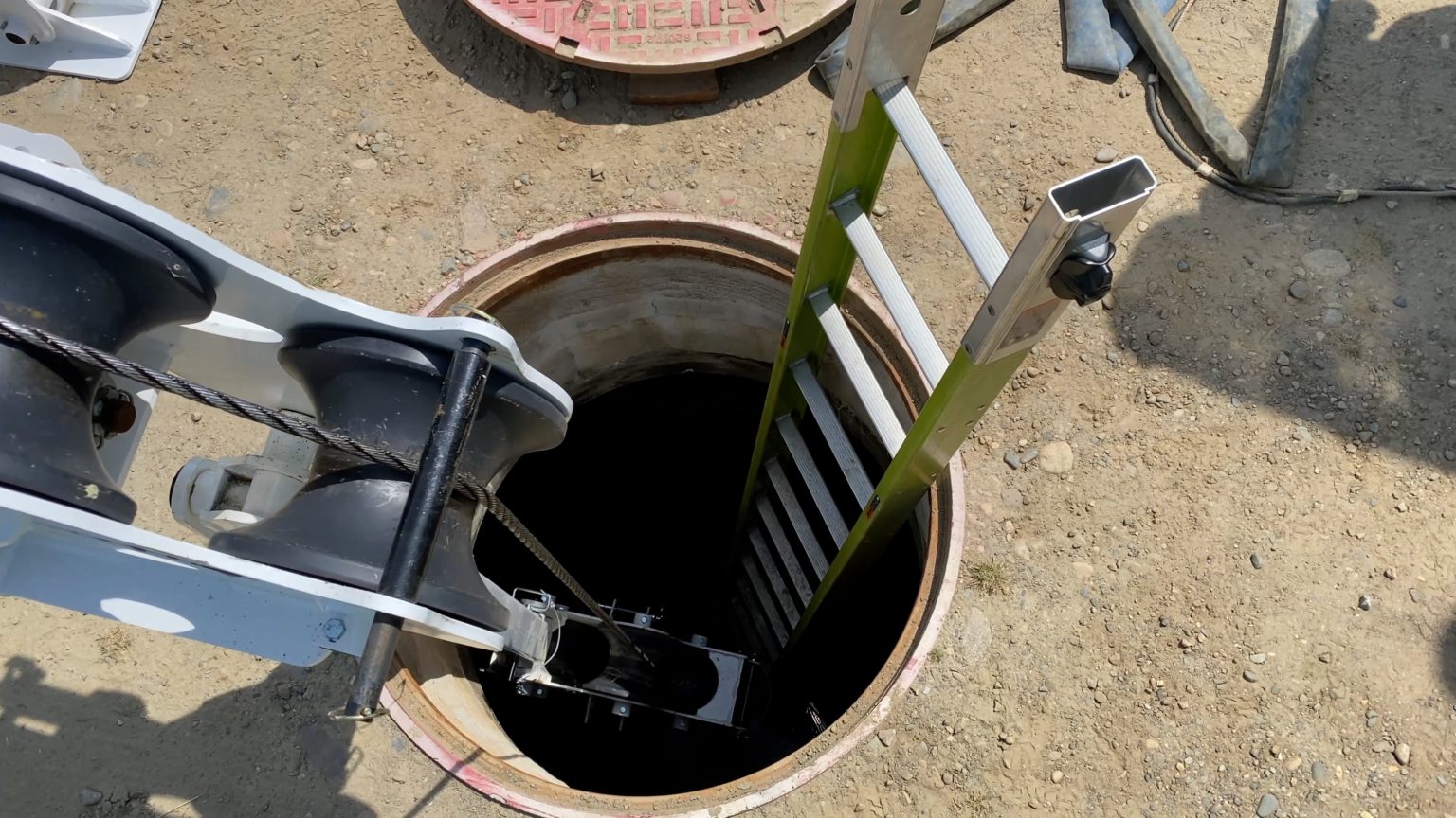 Underground Manhole Jib - Brooks Brothers Trailers