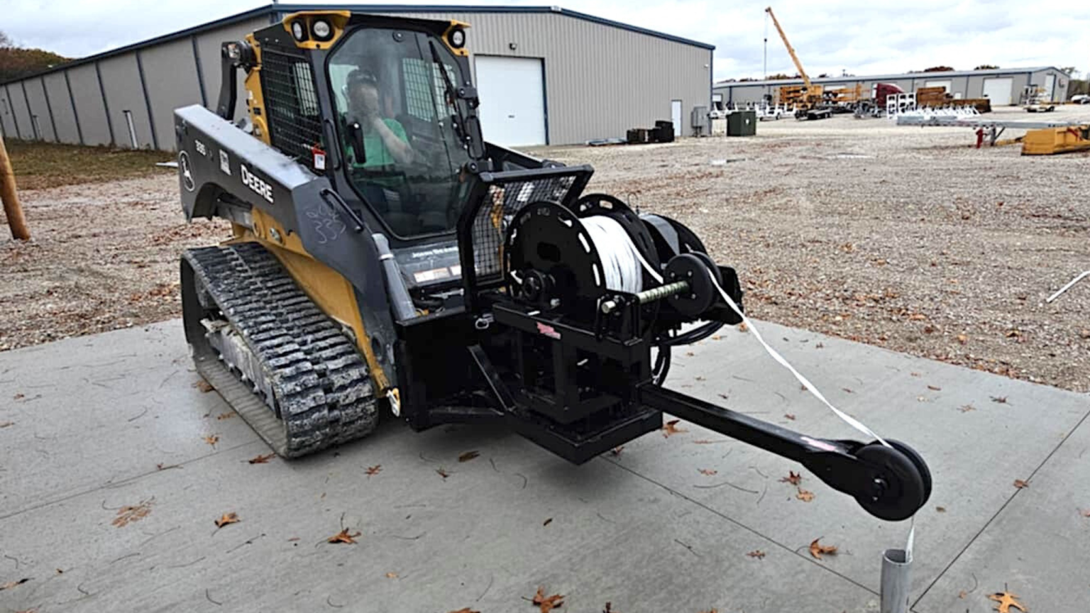Skid steer Mounted Puller - Brooks Brothers Trailers